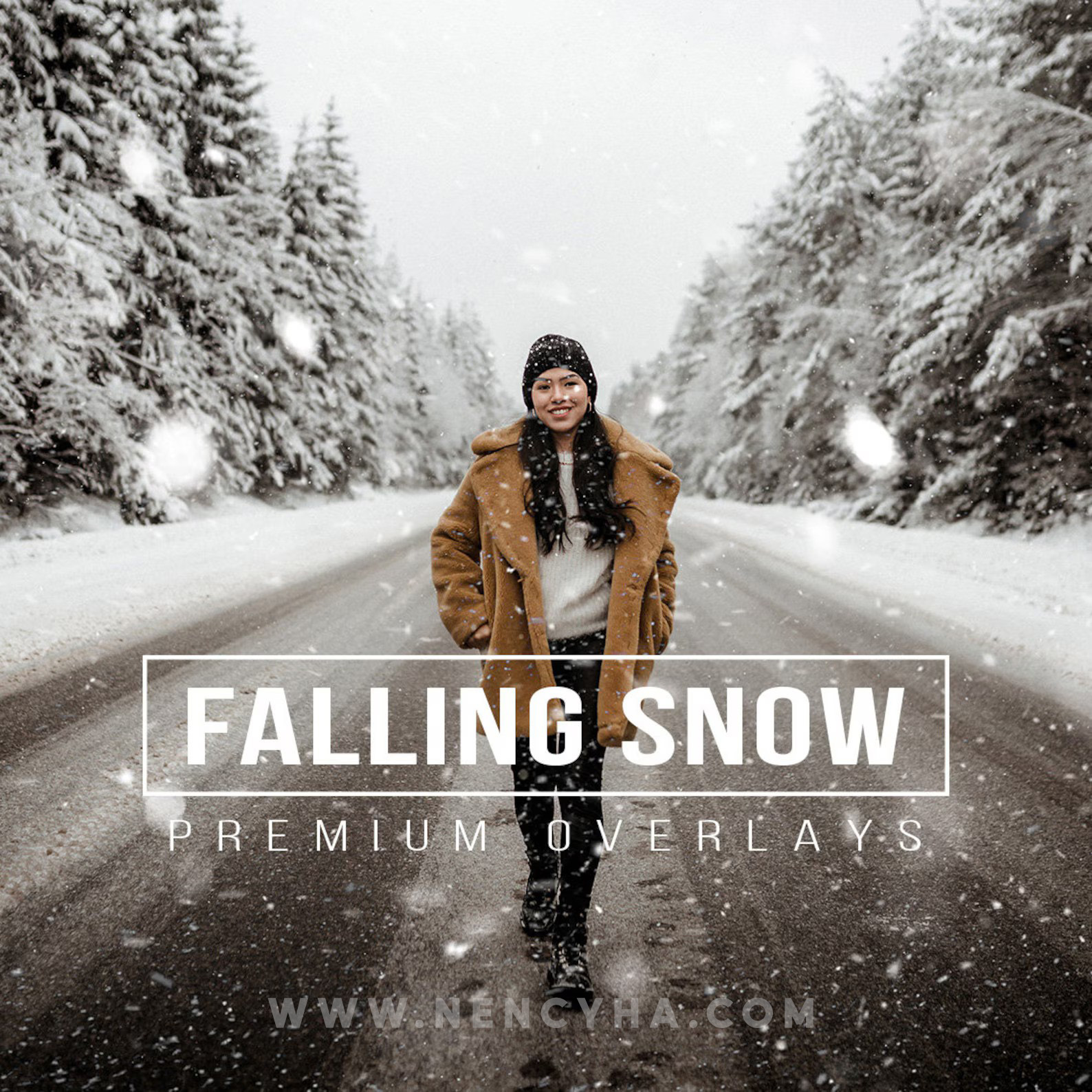 Snow Overlay – 60 SNOW OVERLAYS | Snow Photo Overlays for Photoshop ...